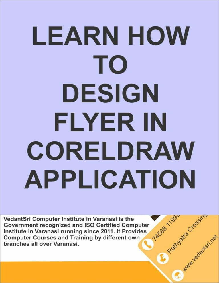 Flyer Design in CorelDraw, Easy and Simple Method
